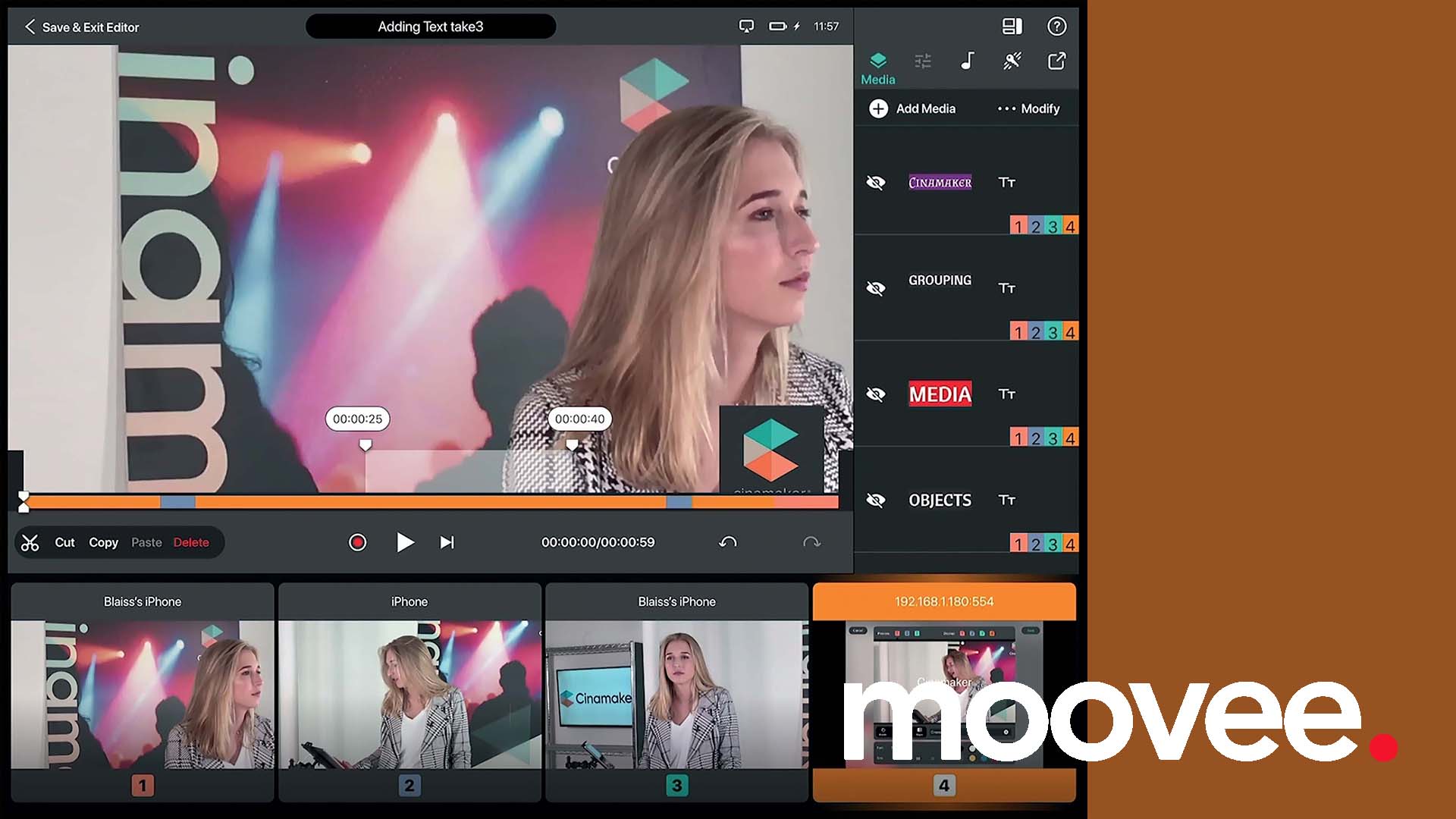 Le live en version light - Moovee
