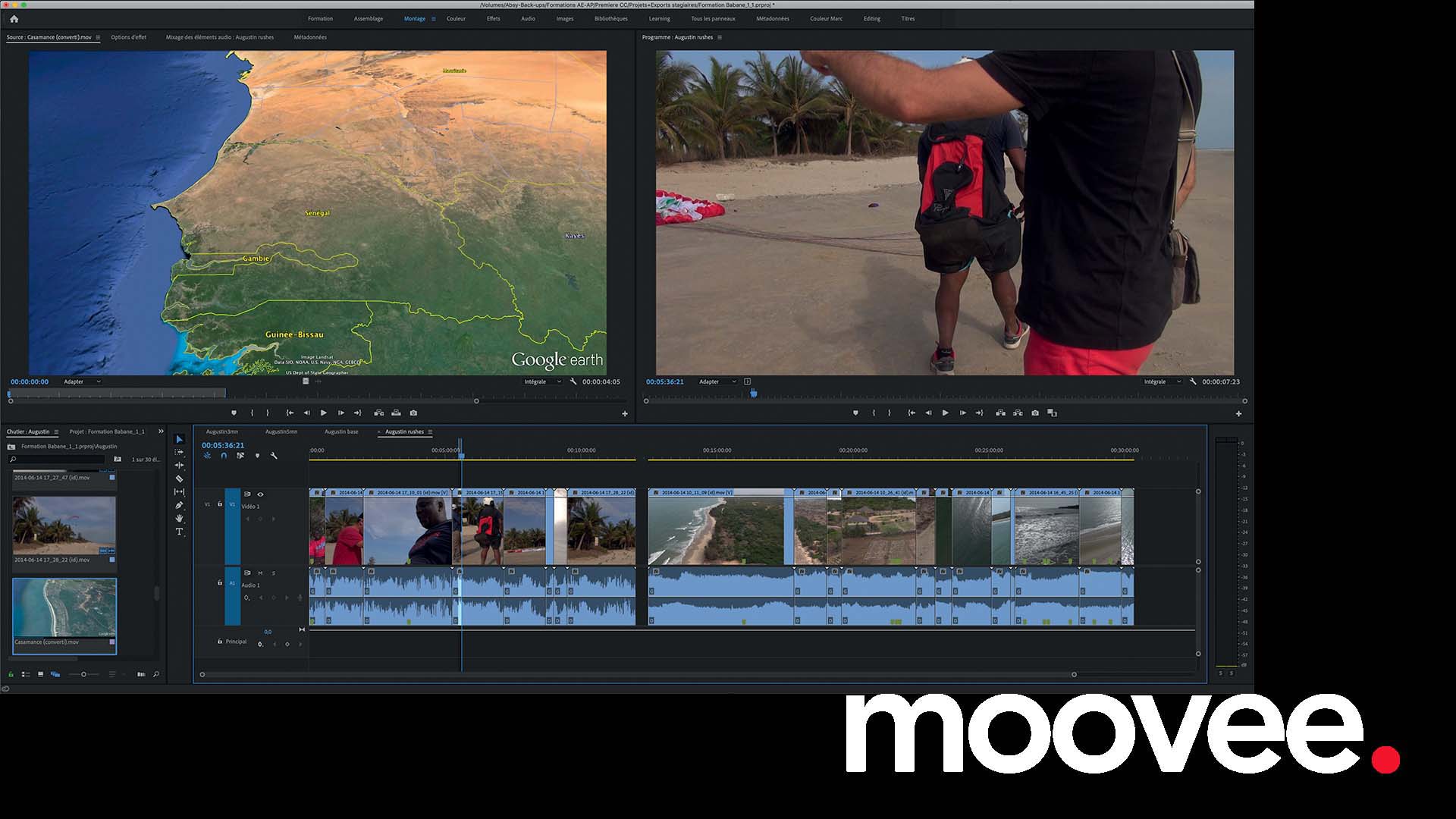 Le montage par extraction - Moovee